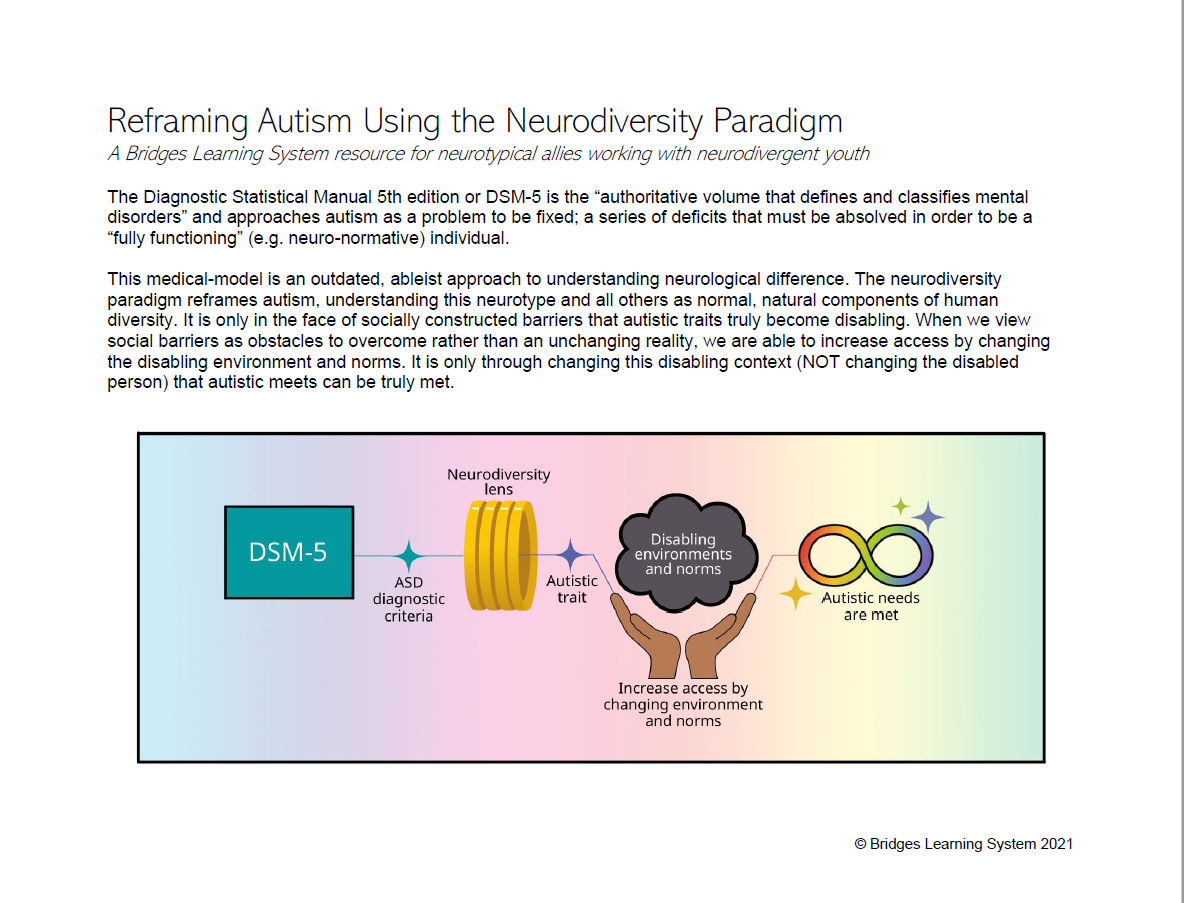 Bridges Learning System - Promoting life-changing learning.